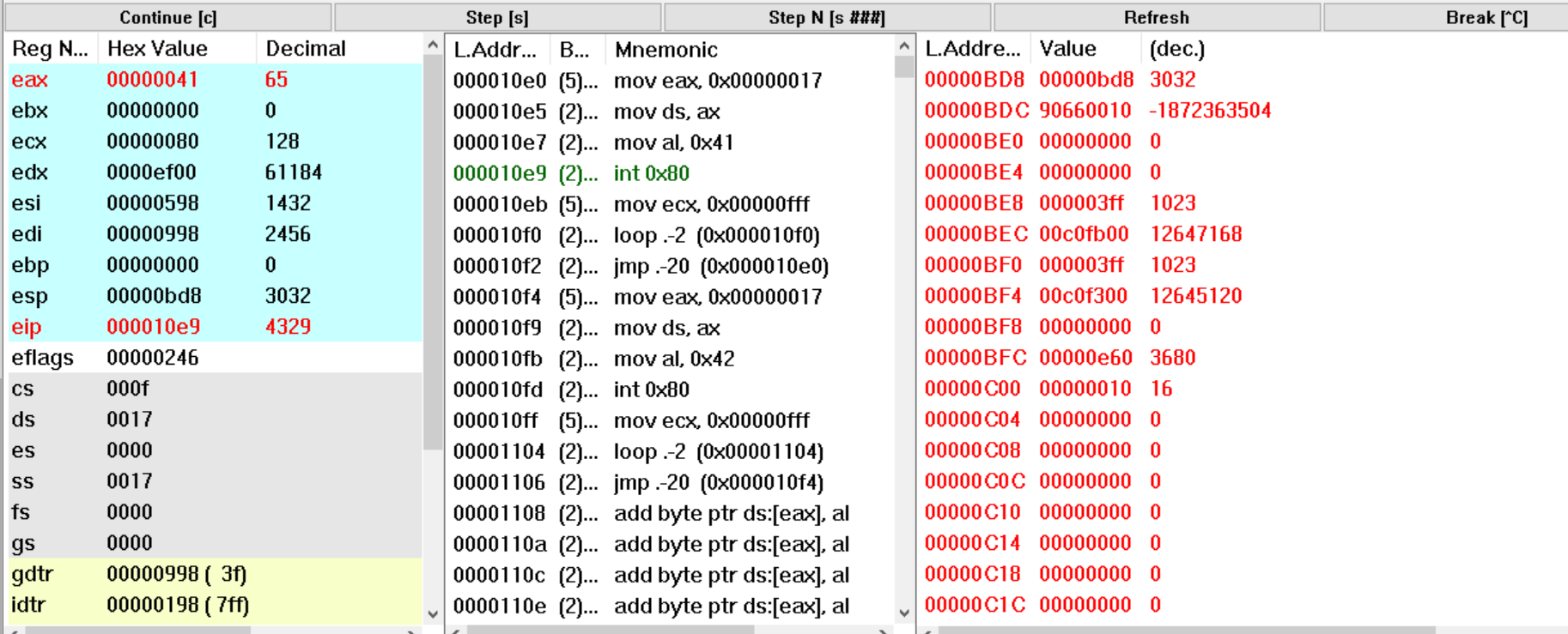 调试分析Linux0.00引导程序 | Hexo